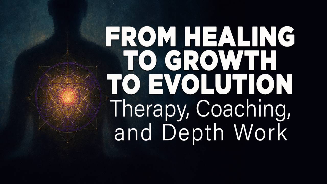 From Healing to Growth to Evolution: Therapy, Coaching, and Depth Work