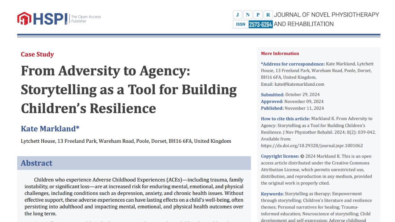 Groundbreaking Paper on Storytelling and Children's Resilience