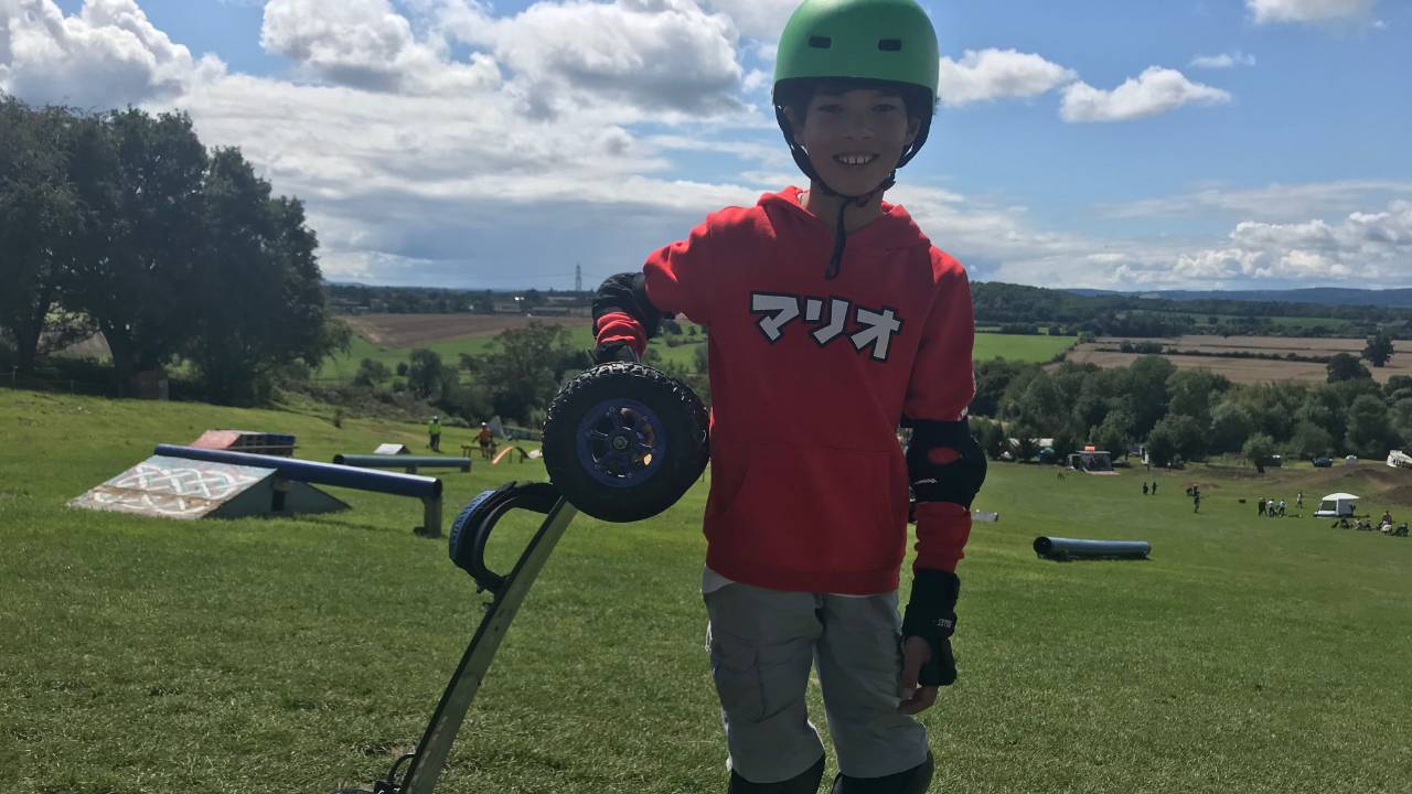 Mountain Boarding at Bugs Boarding