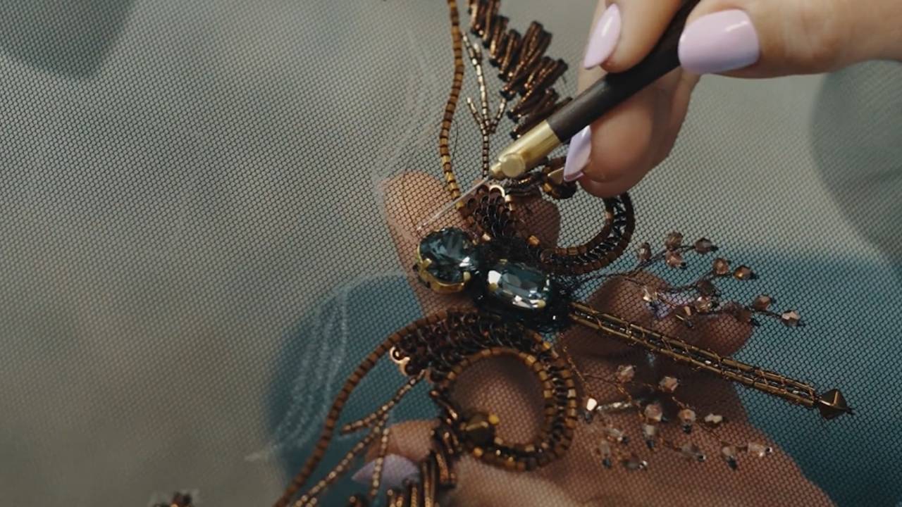 Haute Couture Embroidery techniques – Online Course for Beginners