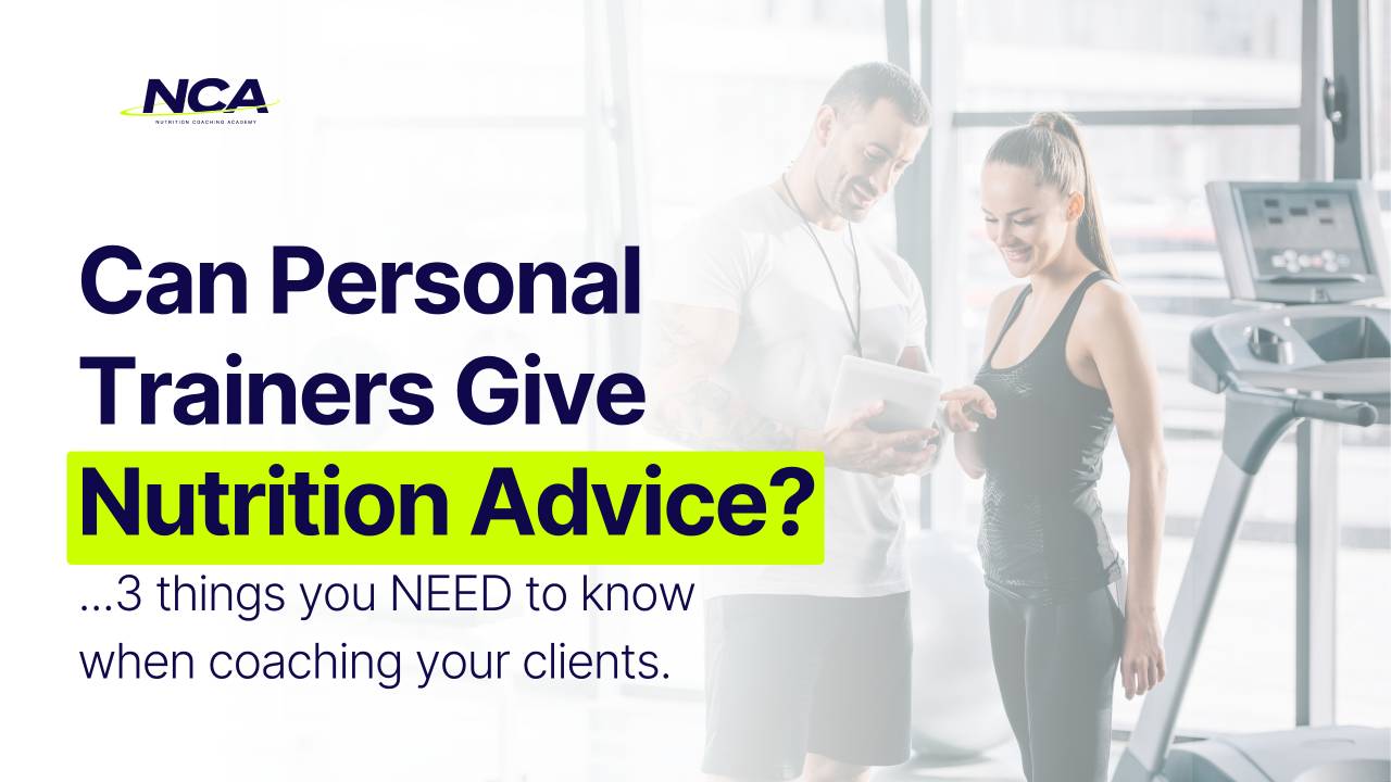 Can Personal Trainers Give Nutrition Advice?
