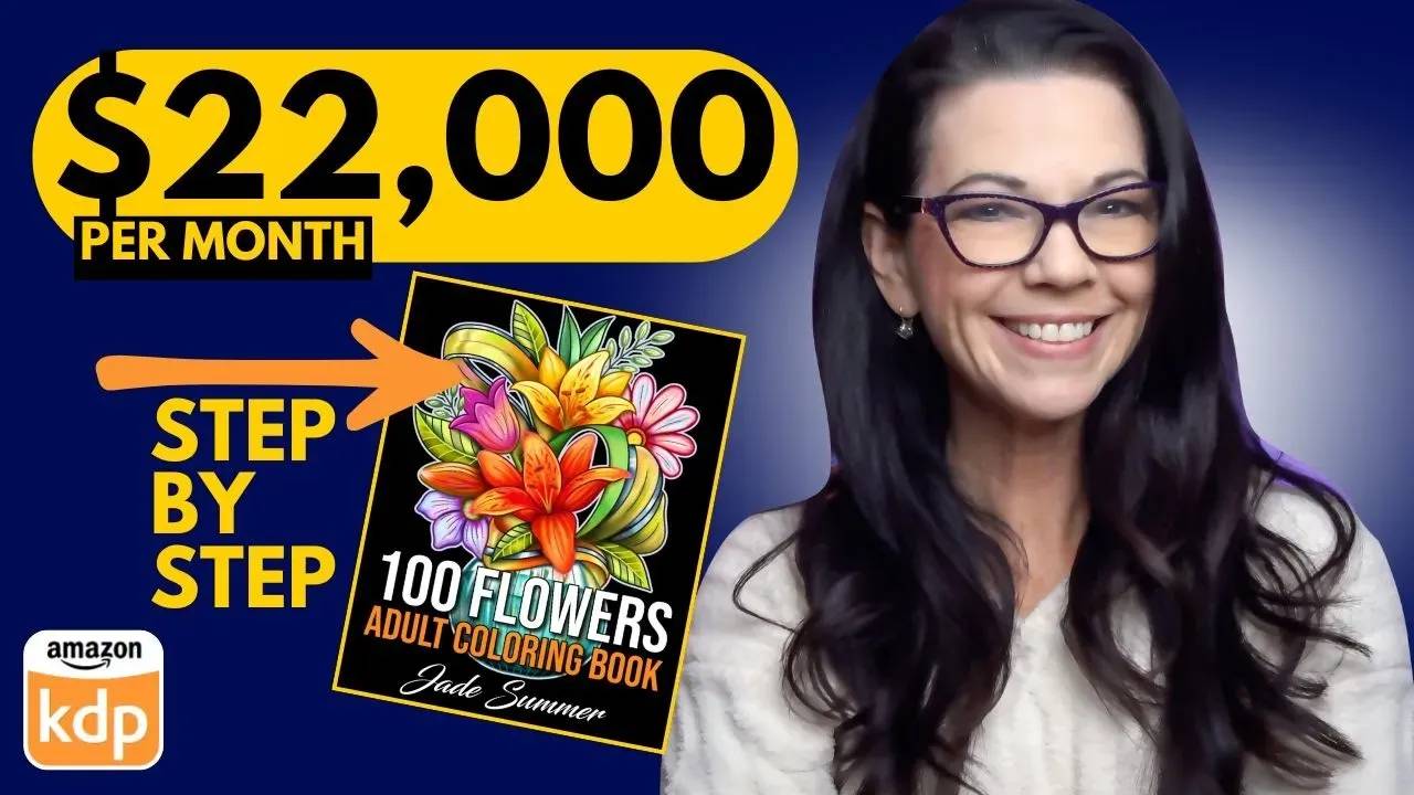 How to Create a Floral Coloring Book That Sells on Amazon KDP