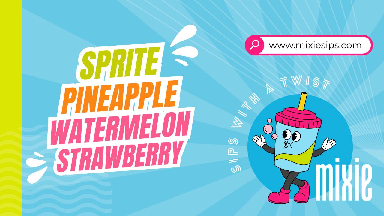 Sprite - Pineapple, Watermelon, Strawberry