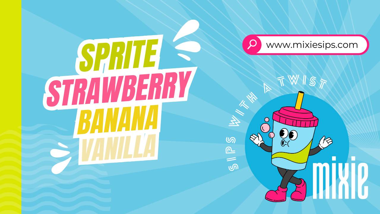 Sprite - Strawberry, Banana, Vanilla
