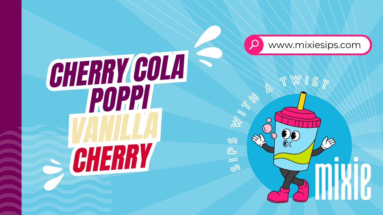 Cherry Cola Poppi - Vanilla, Cherry