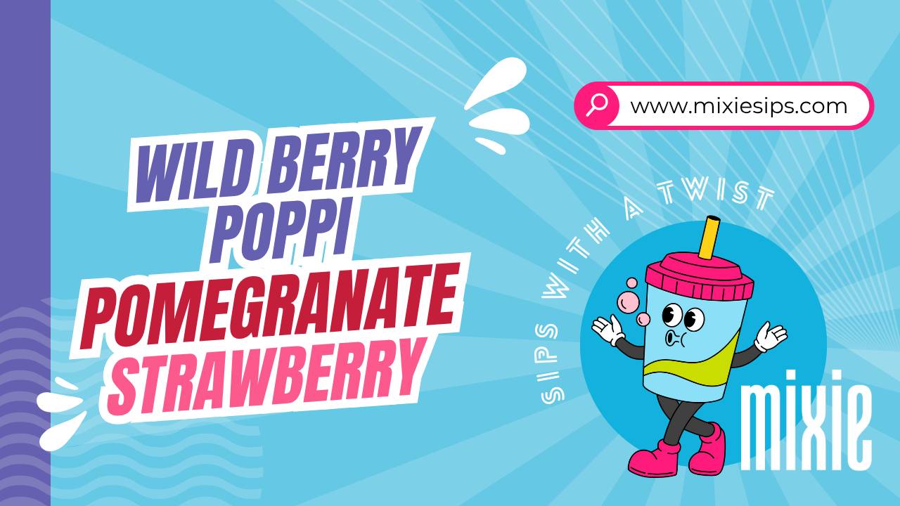 Wild Berry Poppi - Pomegranate, Strawberry
