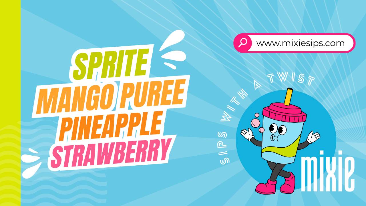 Sprite - Mango Puree, Pineapple, Strawberry