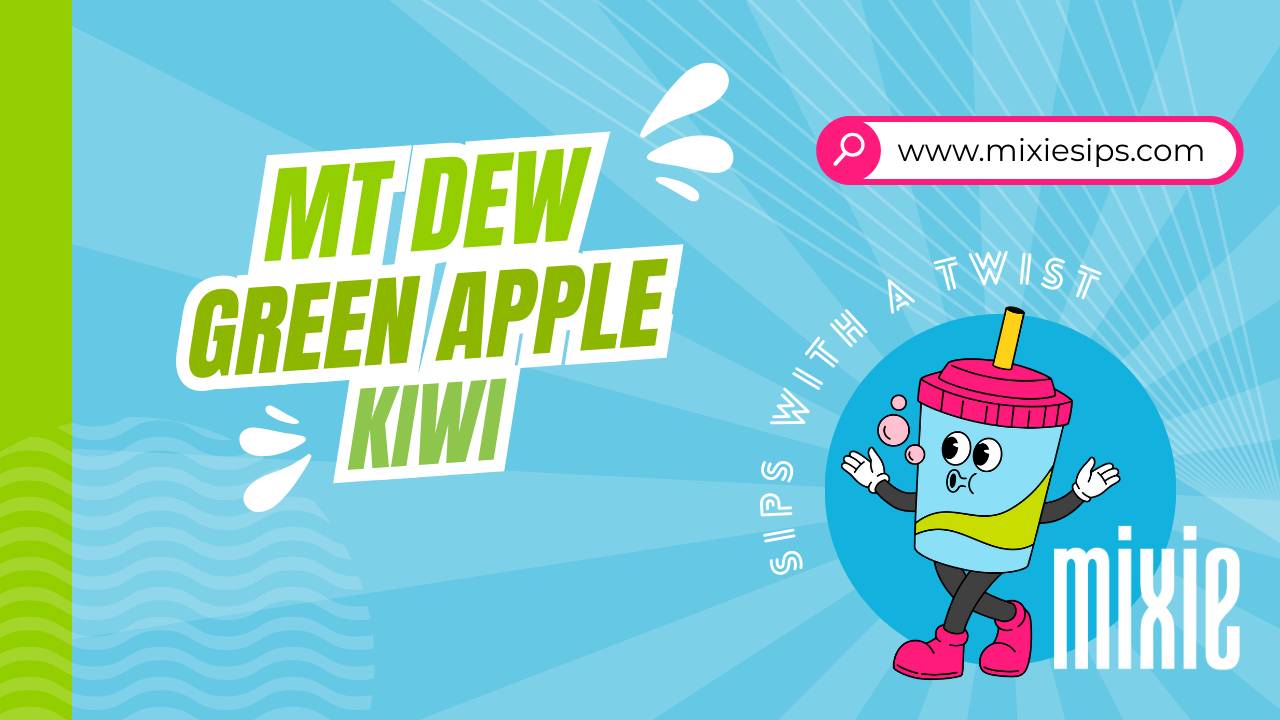 Mt Dew - Green Apple, Kiwi