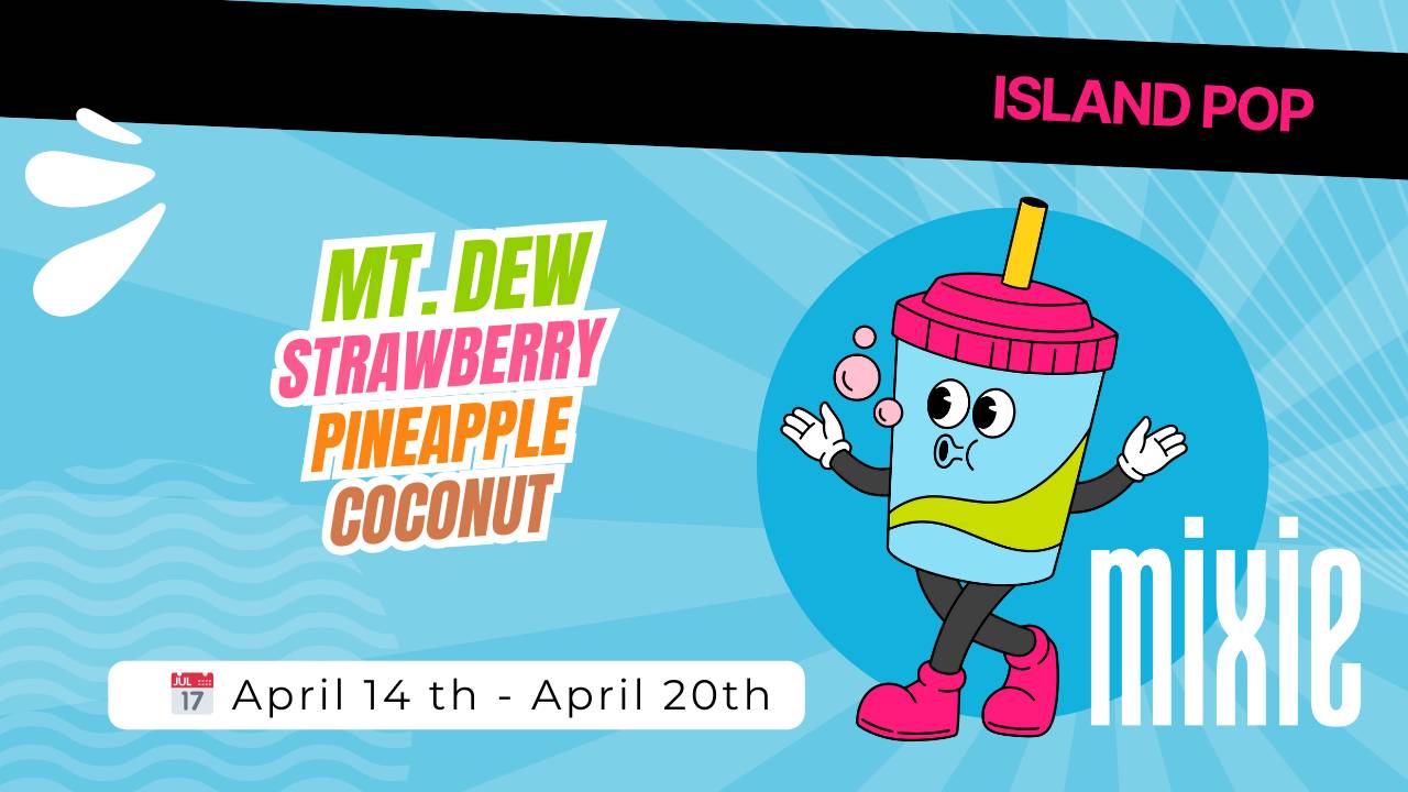 Mt. Dew - Strawberry, Pineapple, Coconut