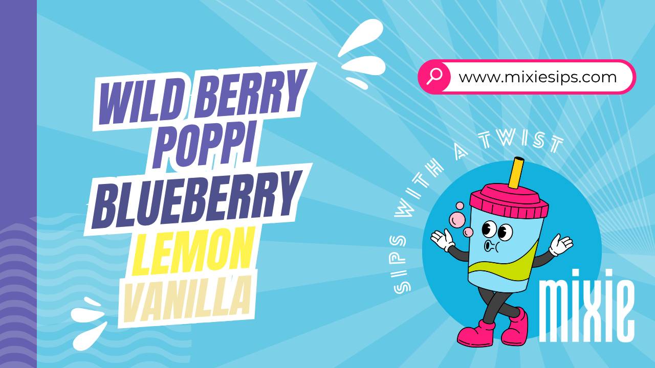 Wild Berry Poppi - Blueberry, Lemon, Vanilla
