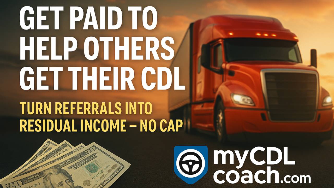 Become a CDL Affiliate – Earn Monthly Income Promoting Training