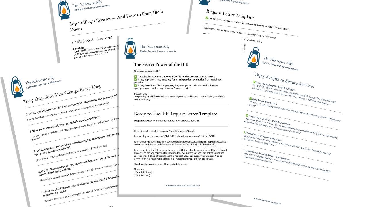 Download Free IEP Resources, Tools, Templates, and Guides