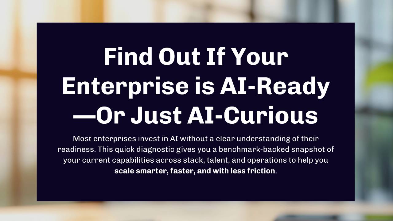 Ai Readiness Assessment Enterprise Ai Solutions