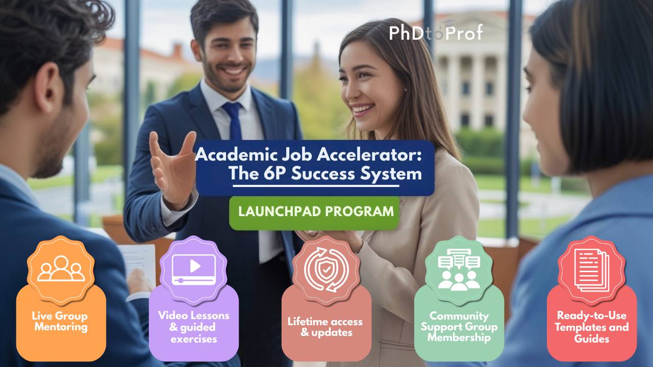 Academic Job Accelerator: The 6P Success Program