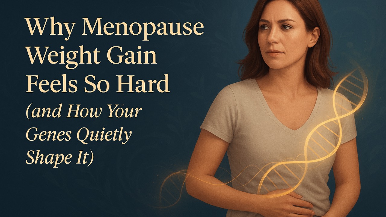Why Menopause Weight Gain Feels So Hard and How Your Genes Shape It