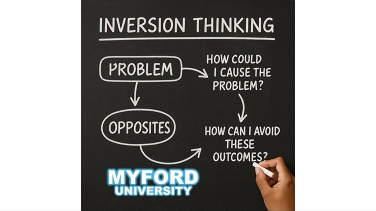 Inversion Thinking: Solving Problems by Reversing Them