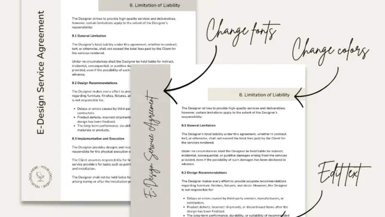 How to Write an Interior Design Contract for Your Business: The Easy W