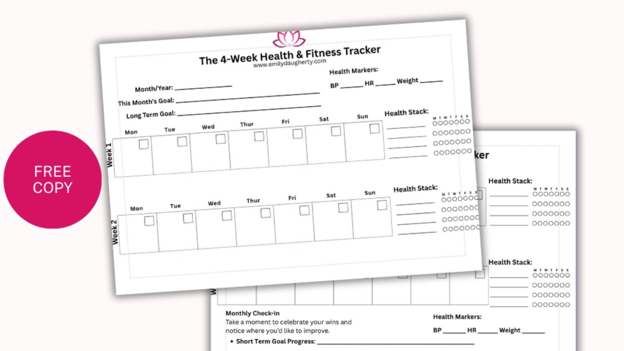 The 4-Week Health & Fitness Tracker
