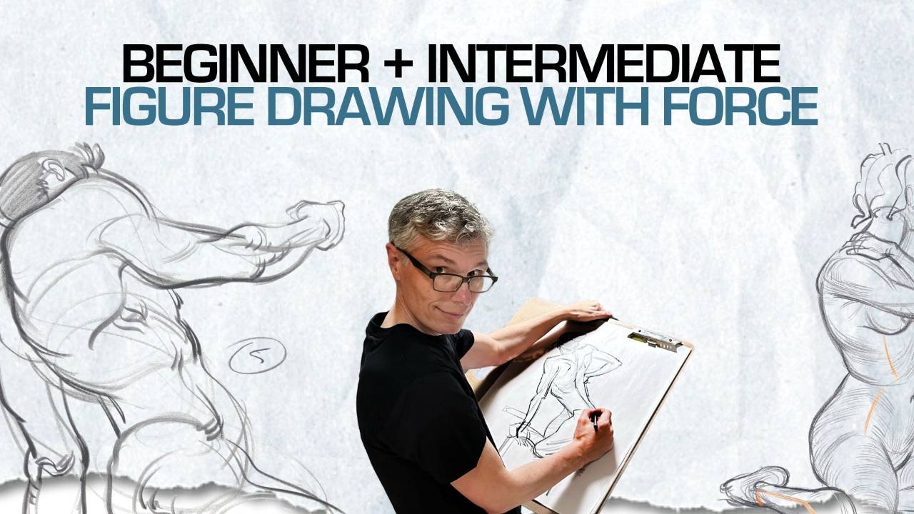 Beginner + Intermediate Figure Drawing with FORCE