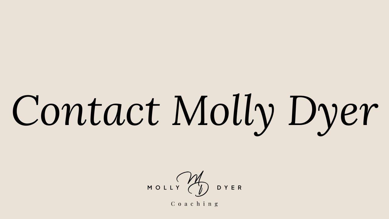 Get in Touch with Molly Dyer | Binge Eating Recovery Coach & Therapist