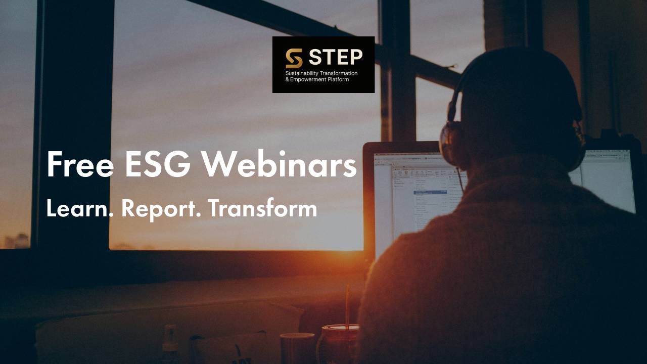 Free ESG Webinars – Sustainability, CSRD & Reporting Training