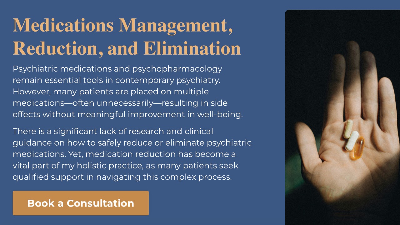 Psychiatric Medication Management & Reduction