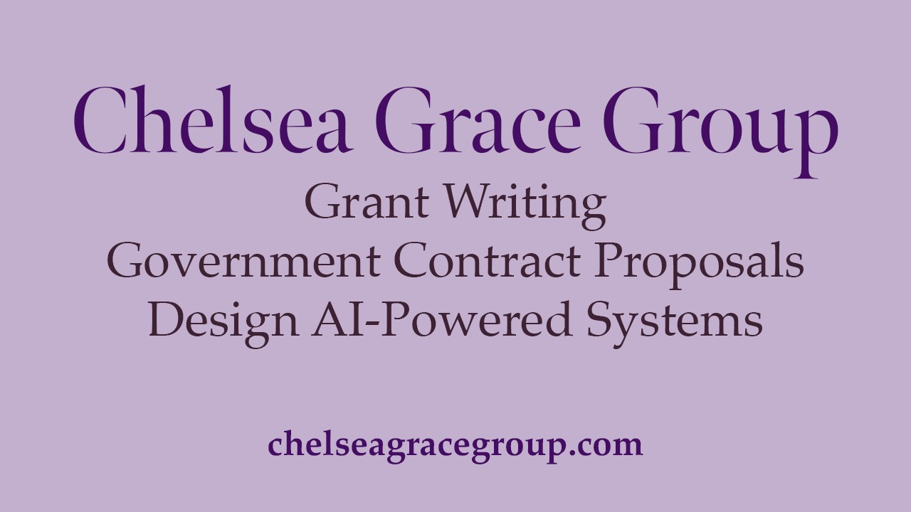 Chelsea Grace Group | Grant Writing Strategist & AI-Powered Solutions