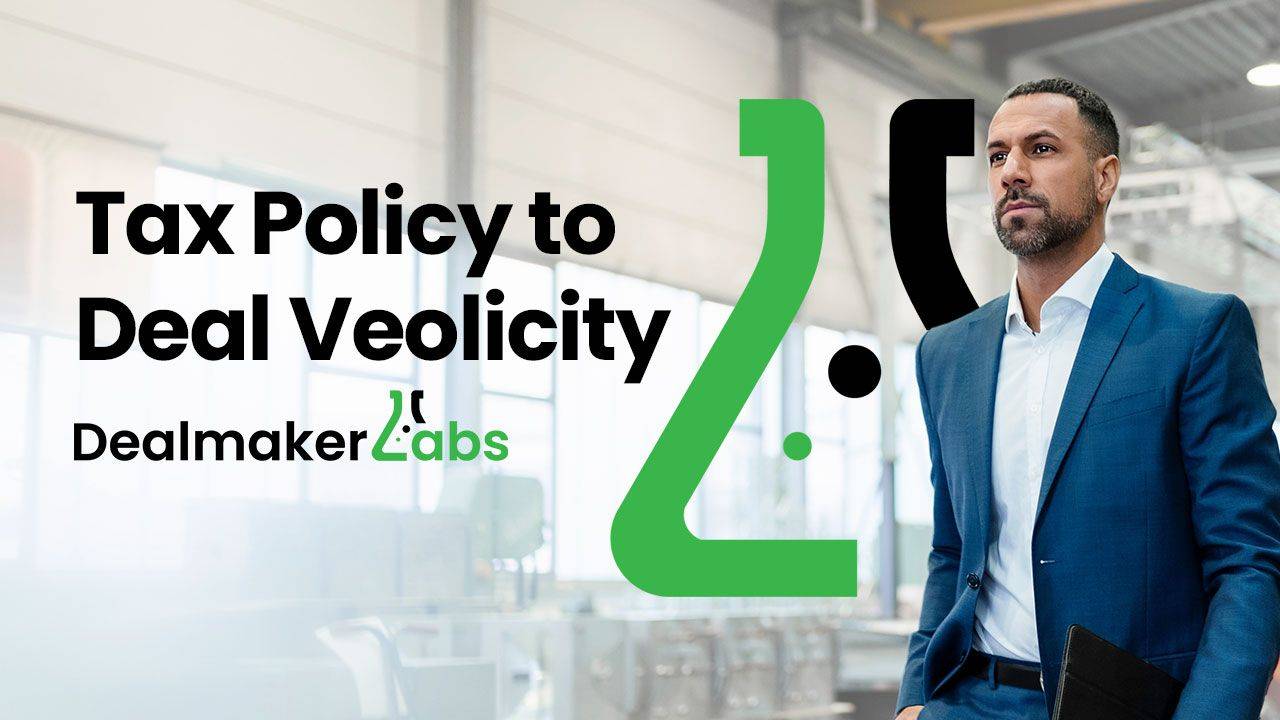 Tax Policy to Deal Velocity