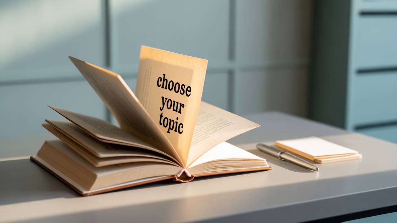 How to Choose a Great Book Topic