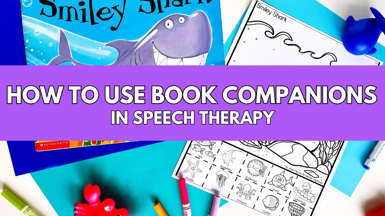 How to Use Book Companion Crafts in Speech Therapy