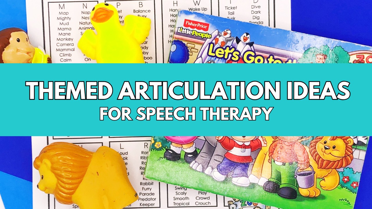 Themed Articulation Activities For Speech Therapy Activities That Work