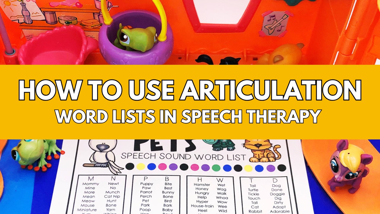 How to Use Themed Articulation Word Lists in Speech Therapy