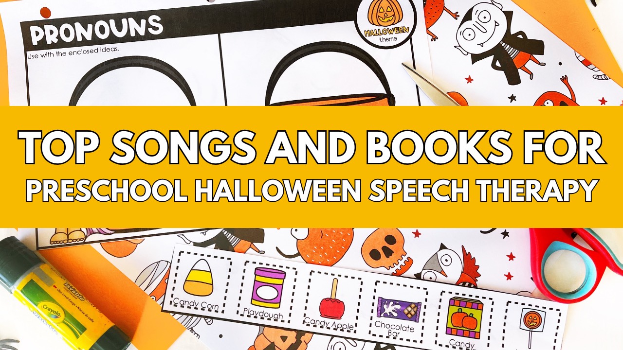 Top Books and Songs for Preschool Halloween Speech Therapy Sessions