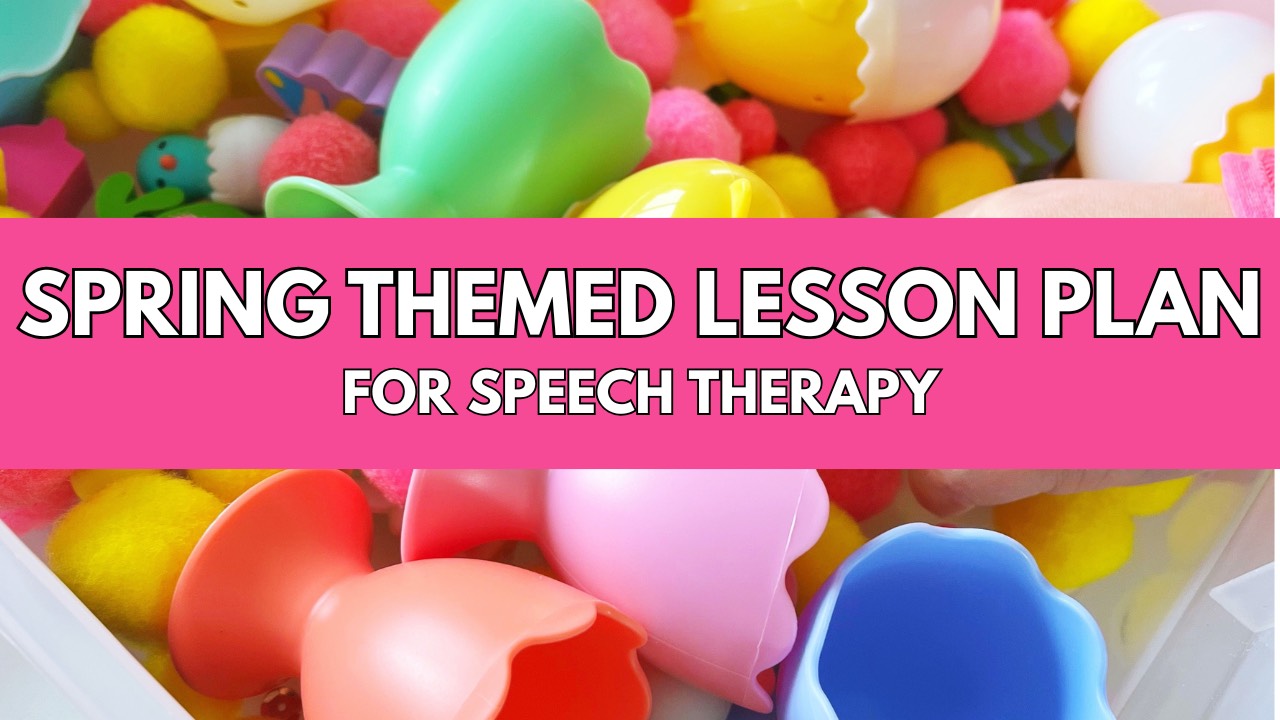 Spring Theme Activities for Preschool Speech Therapy