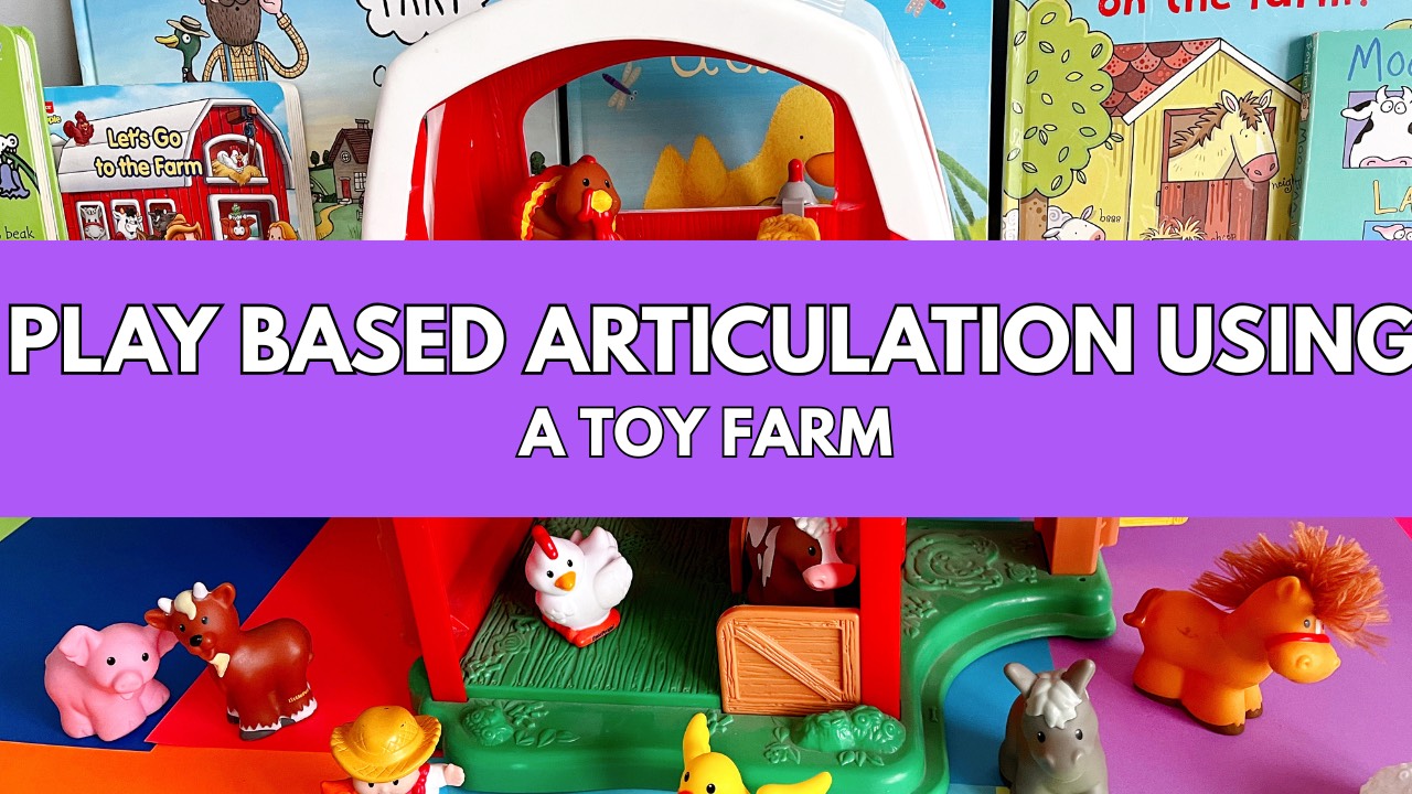 Play Based Articulation using a Toy Farm