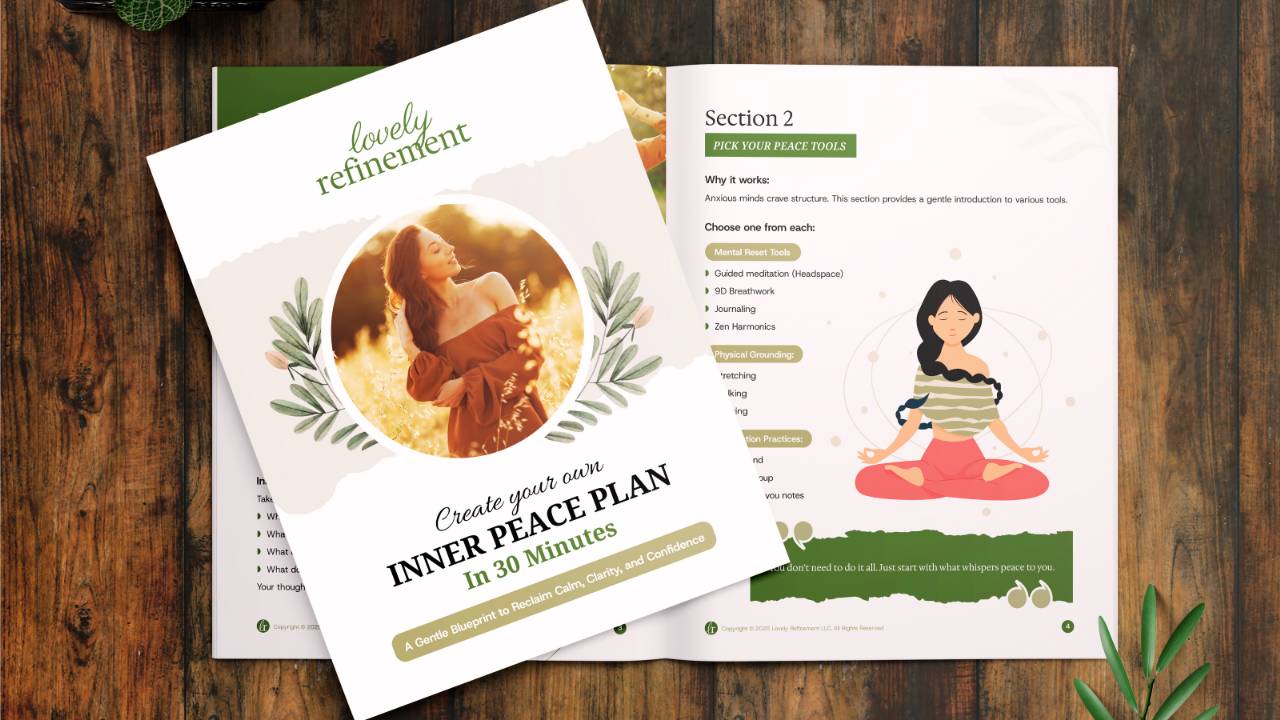 Free Inner Peace Plan Guide | Lovely Refinement