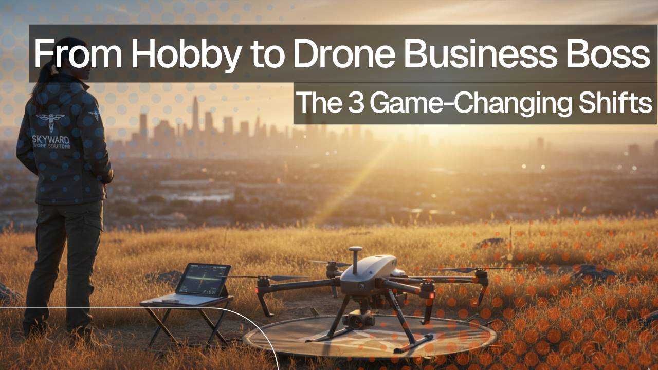 From Hobby to Drone Business Boss: The 3 Game Changing 'Shifts'