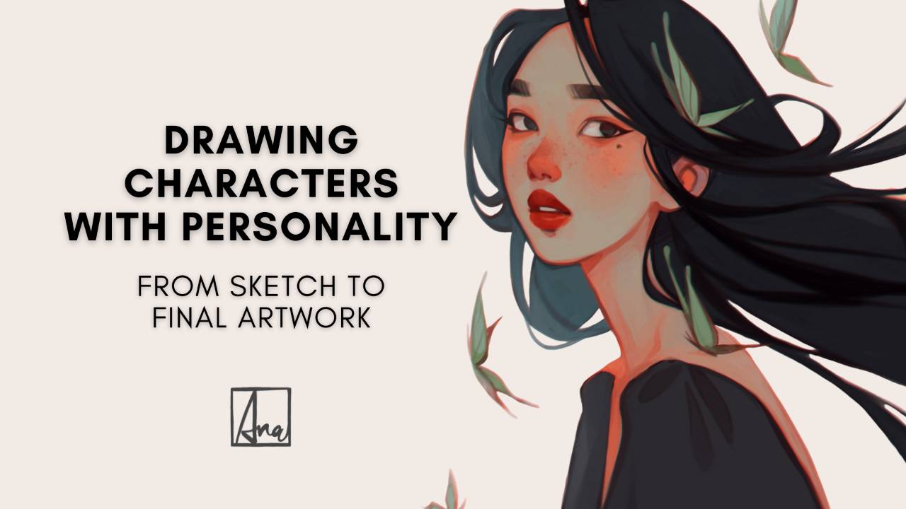 Drawing Characters with Personality – From Sketch to Final Artwork
