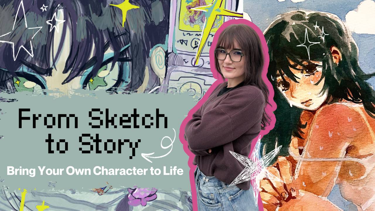 From Sketch to Story | Dreamy Character Design Course💫