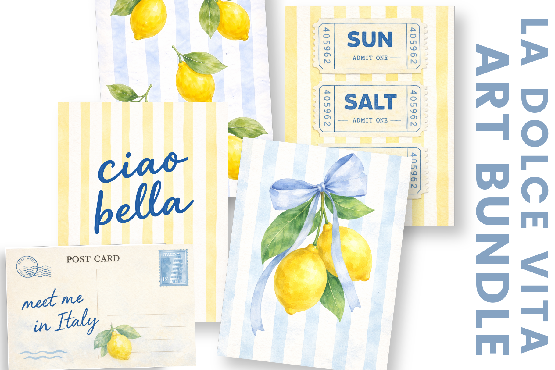 🍋 Free Lemon-Inspired Printable Art Bundle