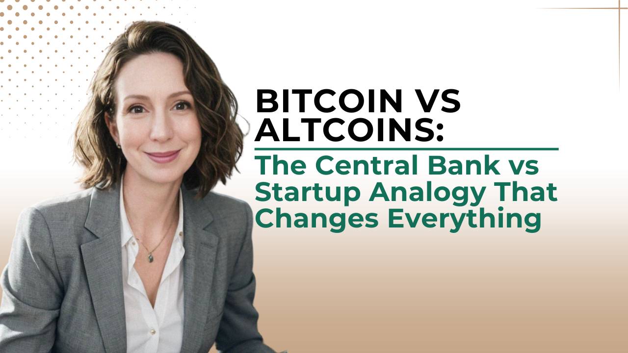 Bitcoin vs Altcoins: The Analogy That Changes Everything