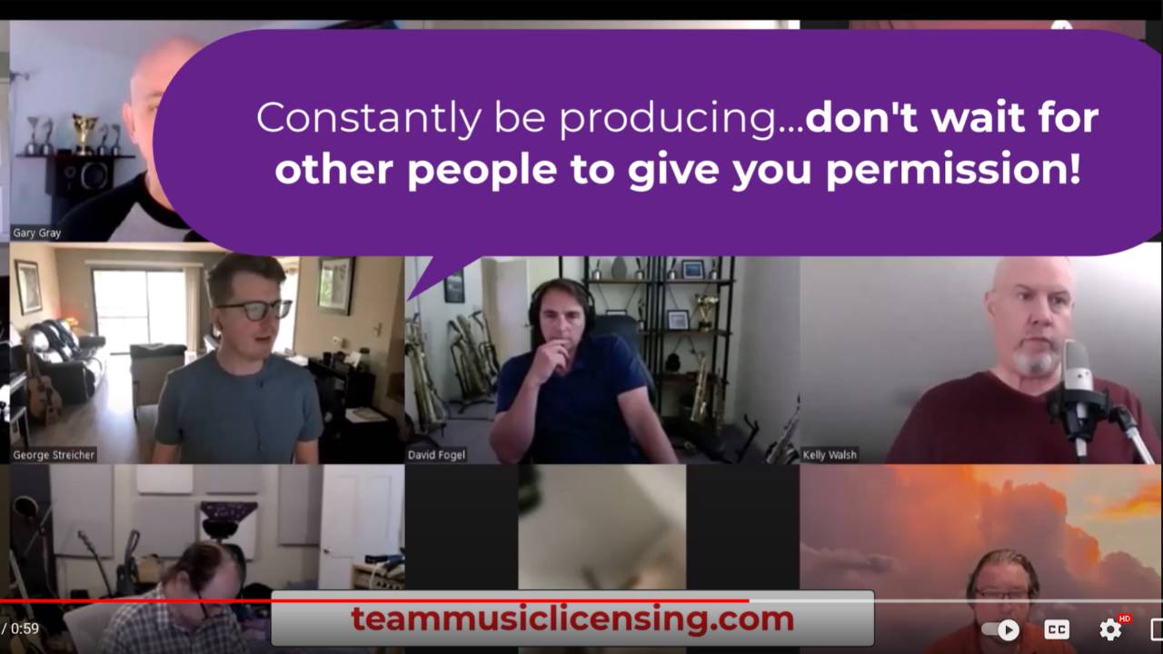 Constantly be Producing Music (Don't Wait for 'Permission')
