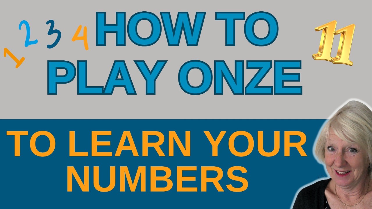 How to play ONZE to learn your numbers