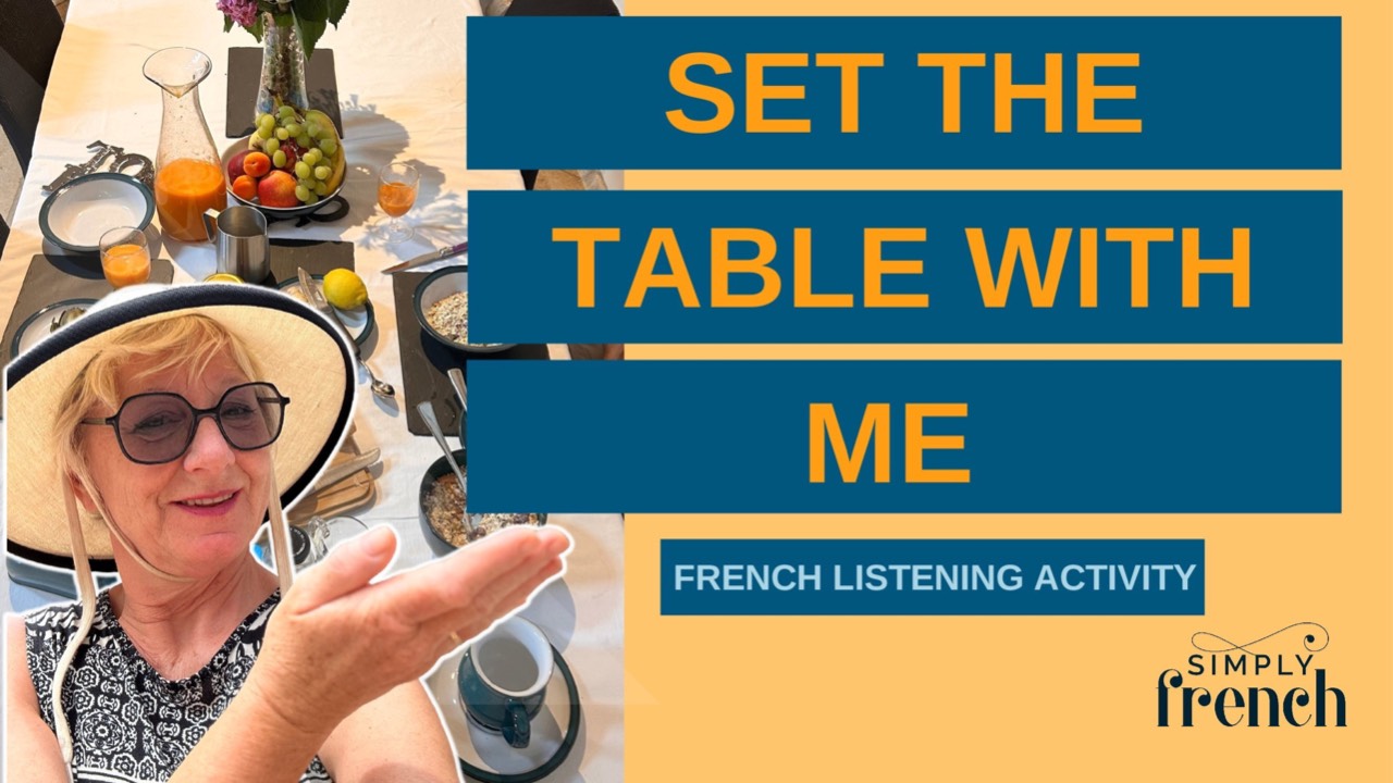 Set the table with me (Listening practice)