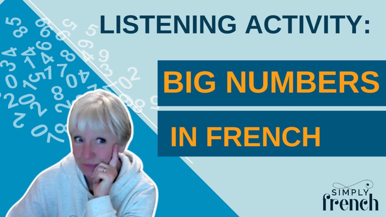 Listening activity: identify the numbers in French