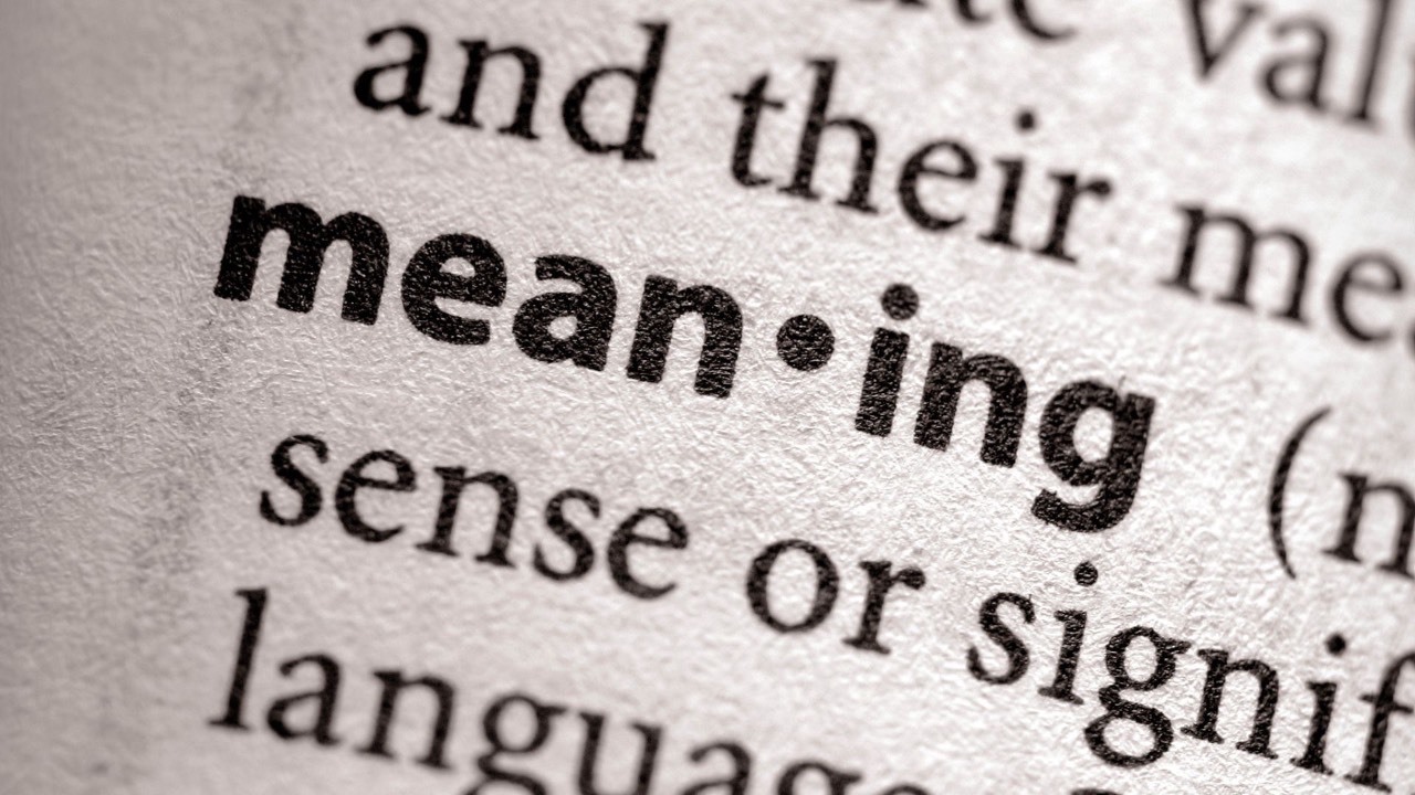 The meaning of meaning