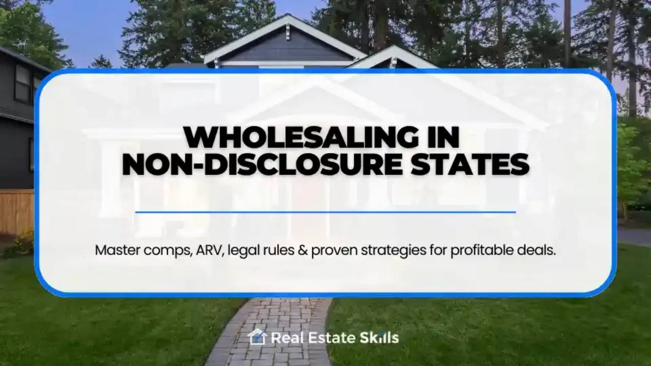Wholesaling in Non-Disclosure States: Step-by-Step Guide