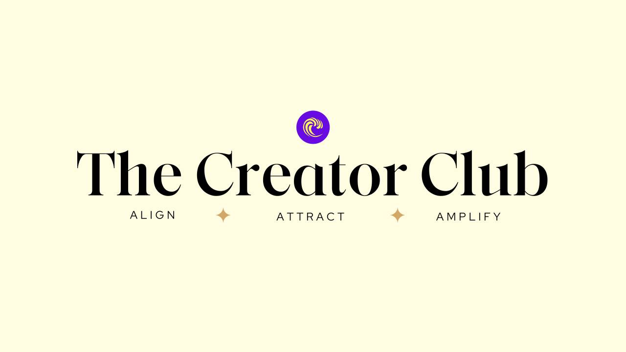 Join The Creator Club for Creators, Influencers and Entrepreneurs