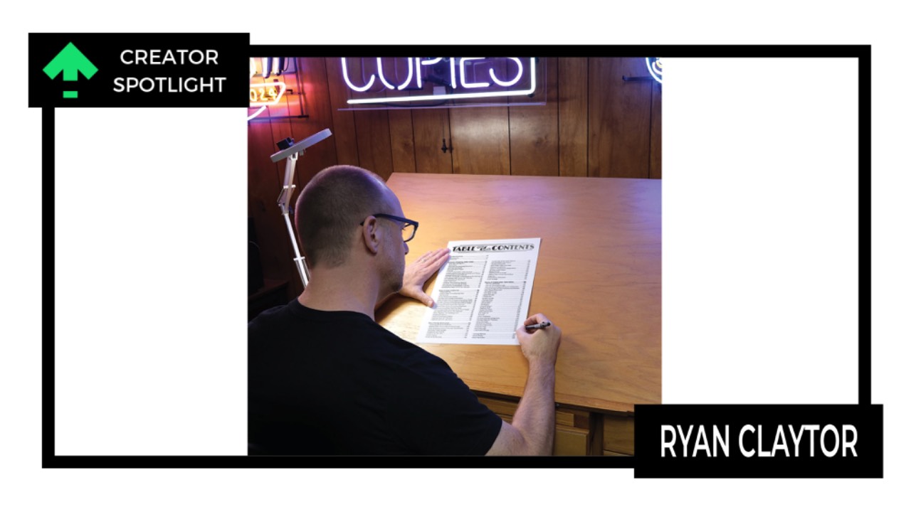 How Ryan Claytor Turned His Comics Career Into a Work of Art...and ...