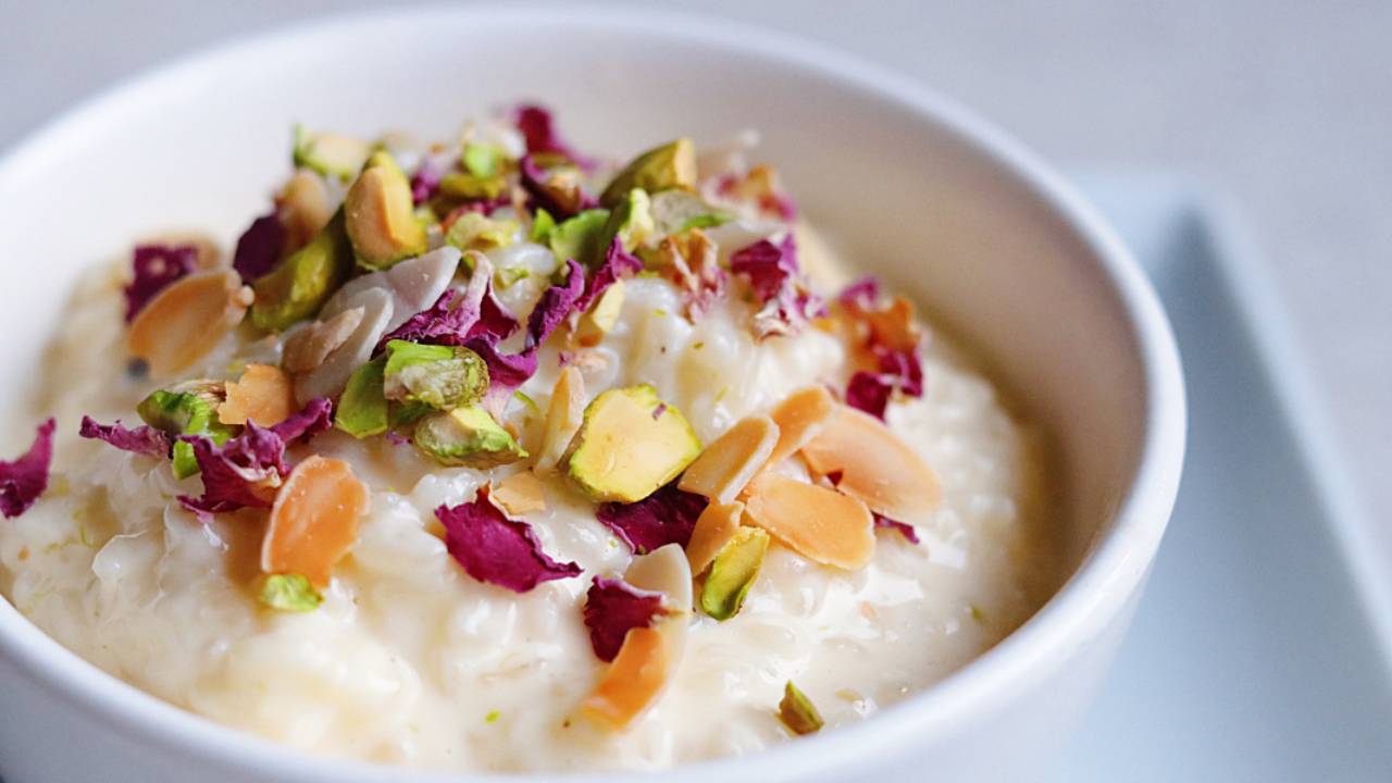 Kheer (Sweet Rice Pudding) Dessert Recipe